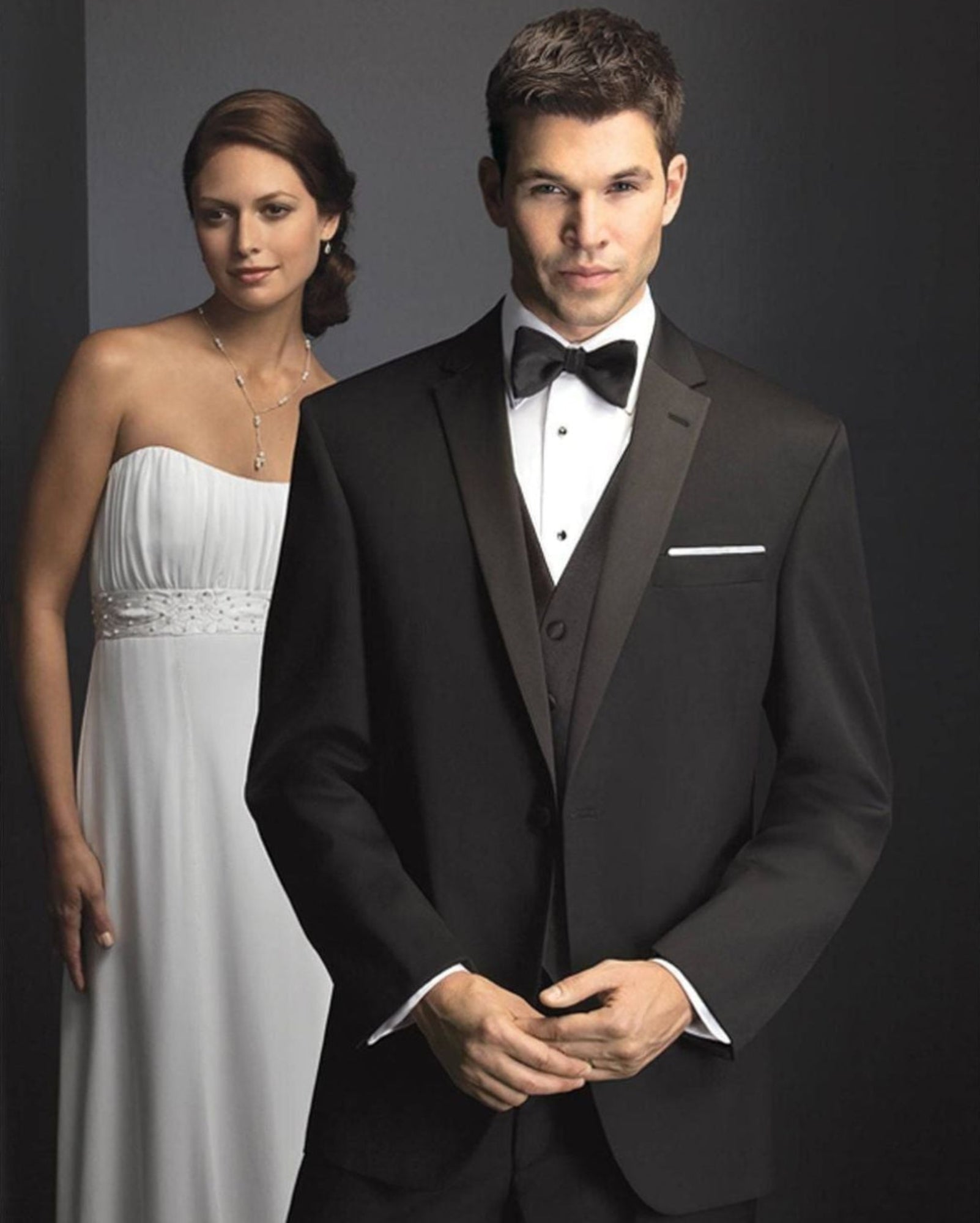 Black Notch Tuxedo Rental Outfit With Shoes | Rainwater's